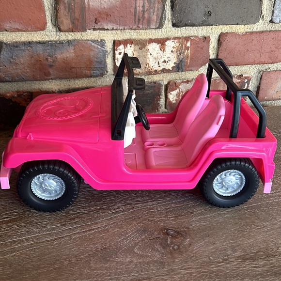 Barbie | Toys | Barbie Malibu Beach Cruiser Pink Jeep | Poshmark